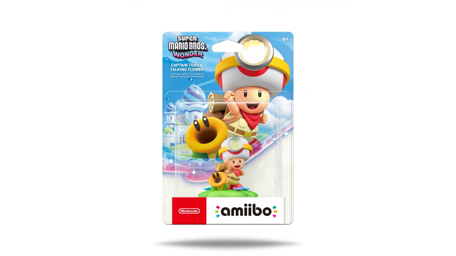 Amiibo Super Mario Bros Wonder - Captain Toad and Talking Flower