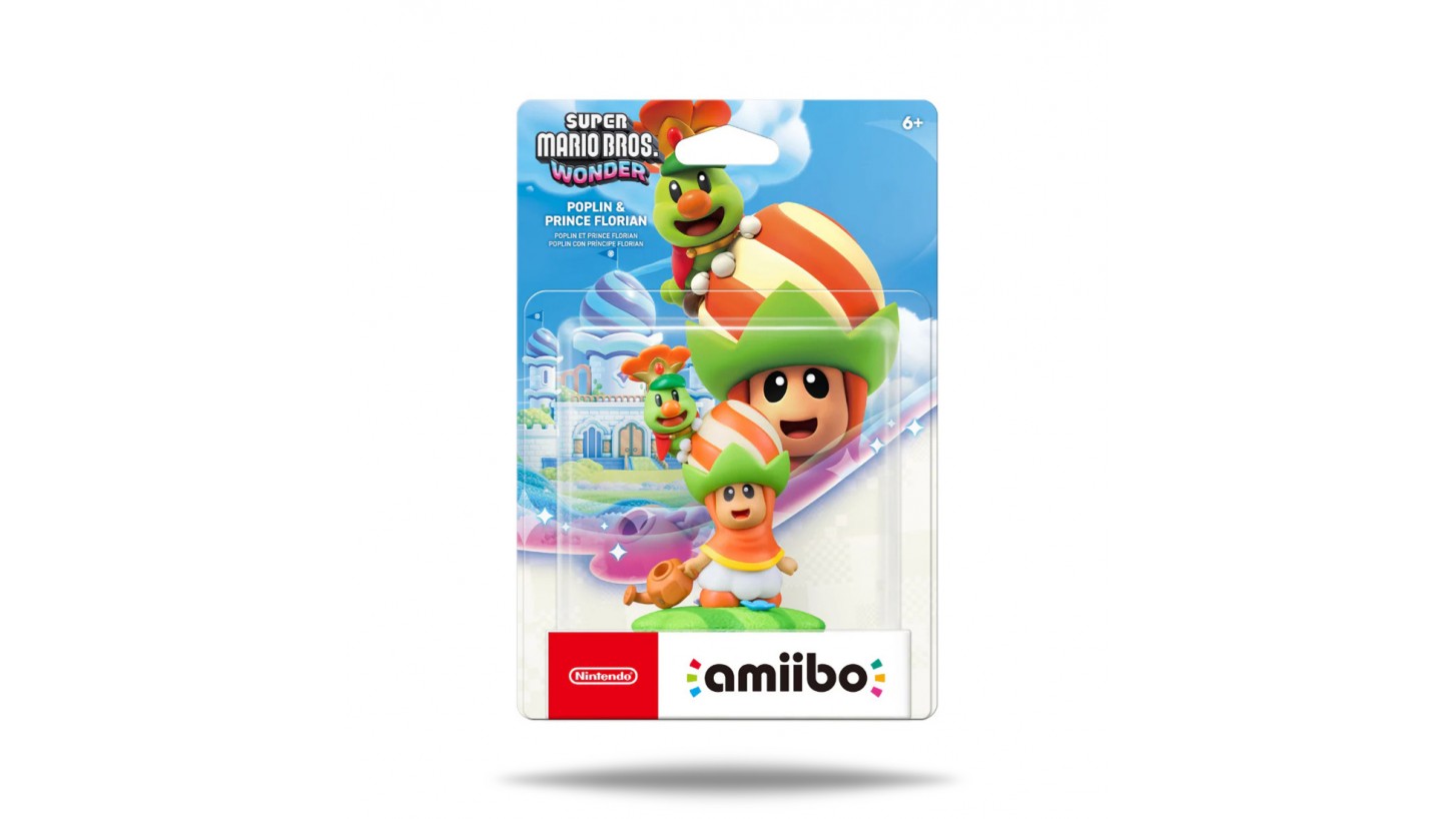 Amiibo Super Mario Bros Wonder - Poplin and Prince Florian