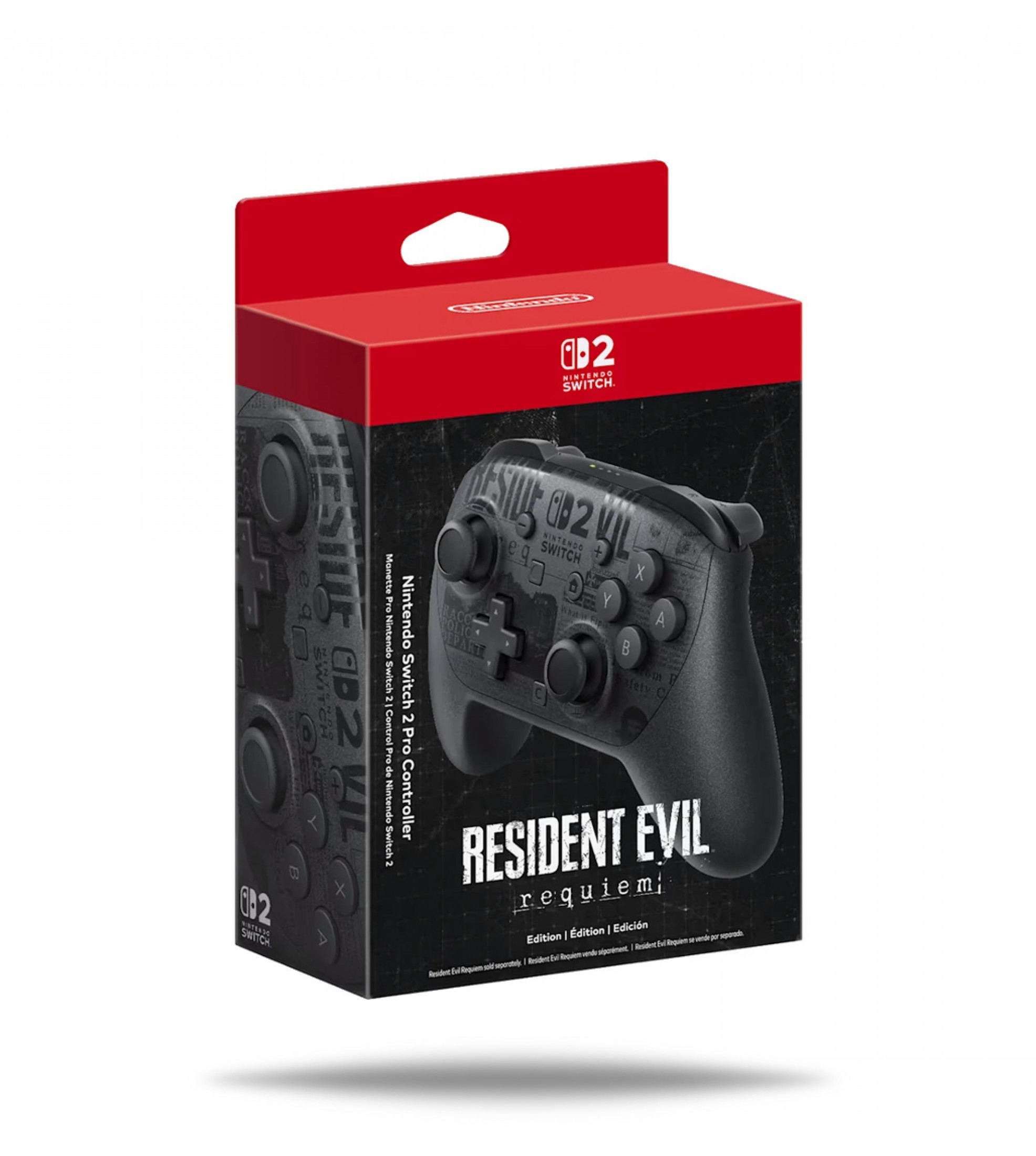 Nintendo Switch 2 Pro Controller - Resident Evil 9 Requiem Edition